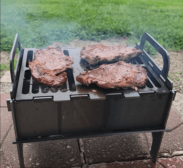 Collapsible Portable Grill - Monogram Metal Shop Heavy Duty - monogram ...