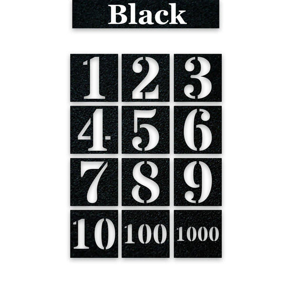 Metal Dock /Garage Door Numbers - monogram metal shop