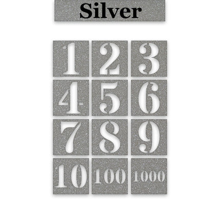 Metal Dock /Garage Door Numbers - monogram metal shop
