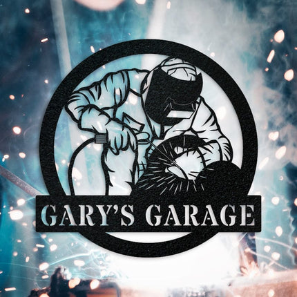 Construction Collection: Welding Monogram Sign - monogram metal shop