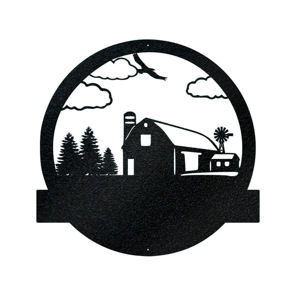 Farm Barn Monogram | Monogram Metal Shop - monogram metal shop