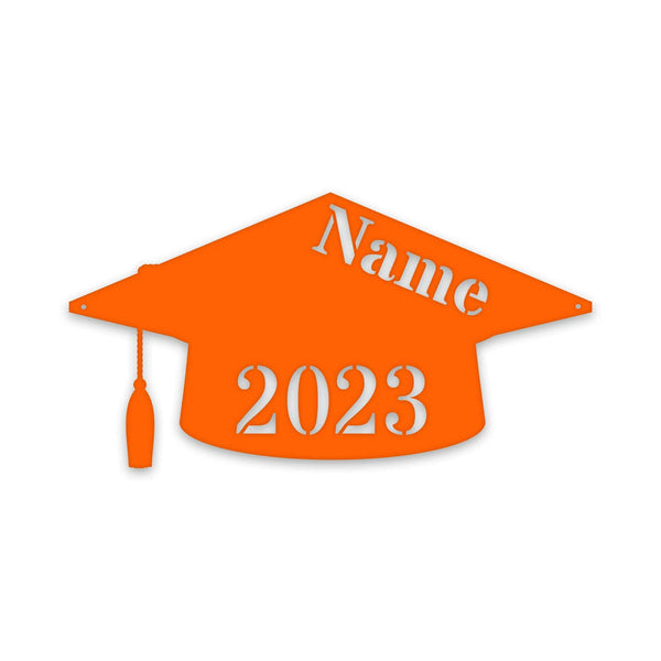 Graduation Cap Personalized Metal Sign | Monogram Metal Shop - monogram ...