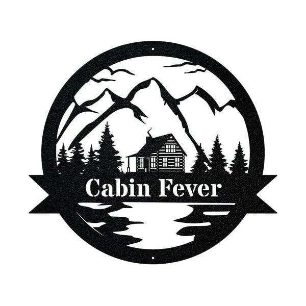 Great Outdoor Cabin Monogram - monogram metal shop